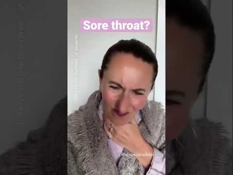 😷Best Acupuncture Points for sore throat! #acupuncturepoints
