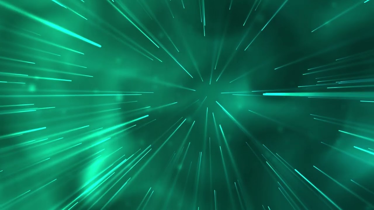 Green Particles Lights Background Motion Graphics 4K 30fps Copyright Free