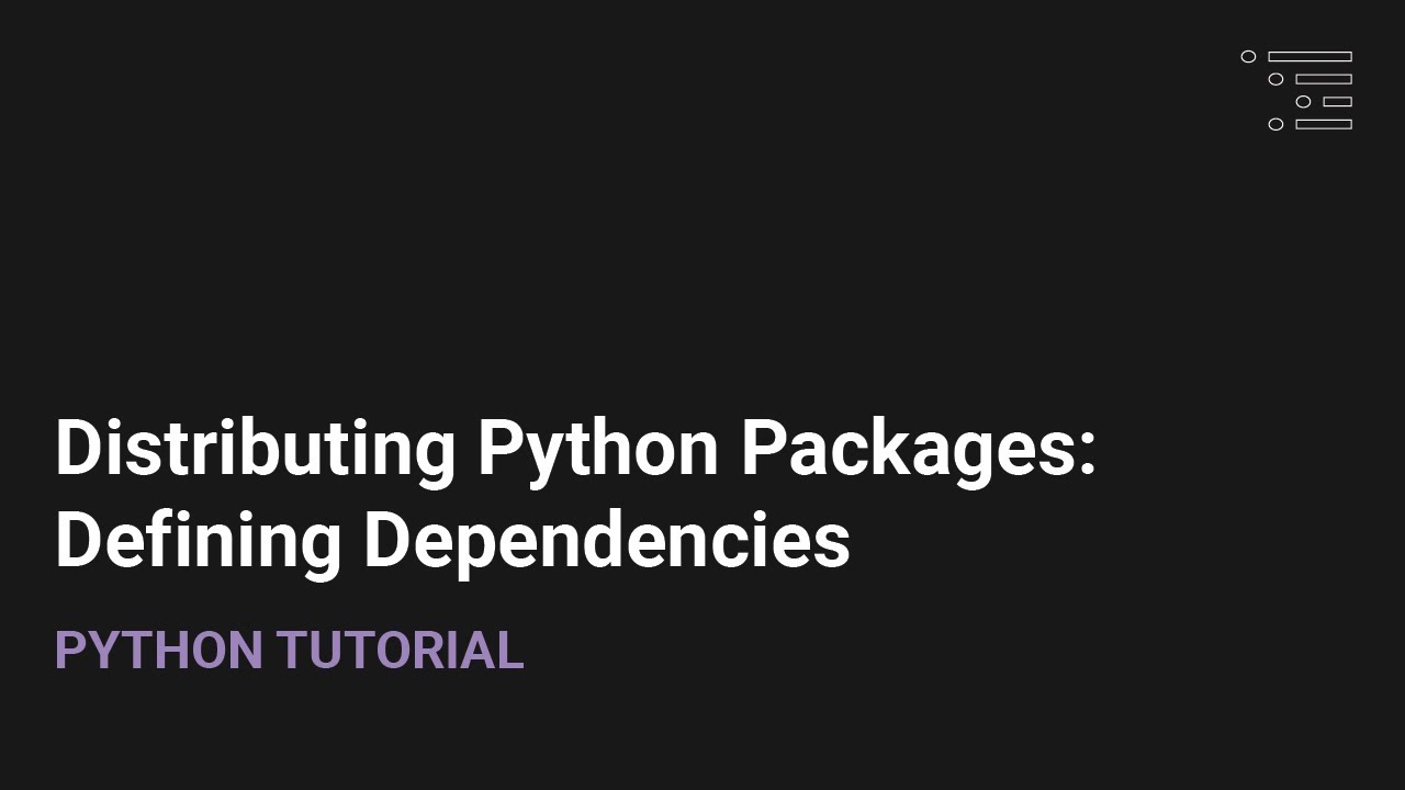 Distributing Python Packages: Defining Dependencies