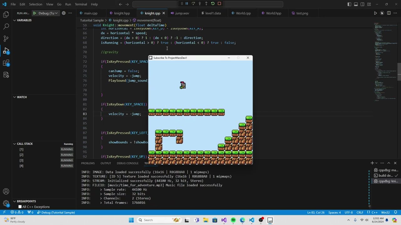 Hold Jump Key To Jump Higher Like Mario (Raylib - Unity - Any Programming Language) - Tutorial