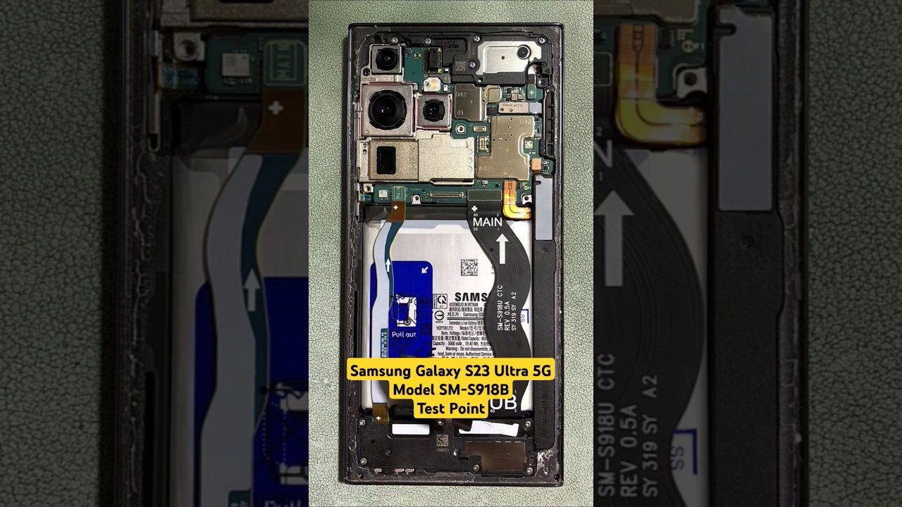 Samsung S23 Ultra 5G Test Point Samsung SM-S918B Test Point Samsung Galaxy S23 Ultra 5G #samsung