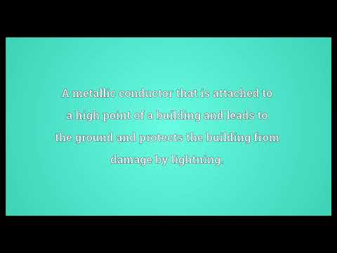 Lightning conductor Meaning