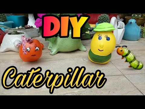 How to make a Caterpillar by cement (DIY) #cementcfafts