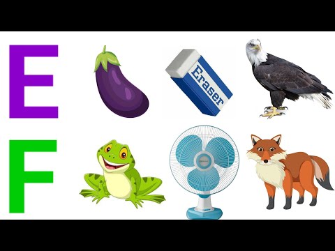 Words that start with letters E, F | E, F letter words | Live example | Coco toons @Coco_toons1202