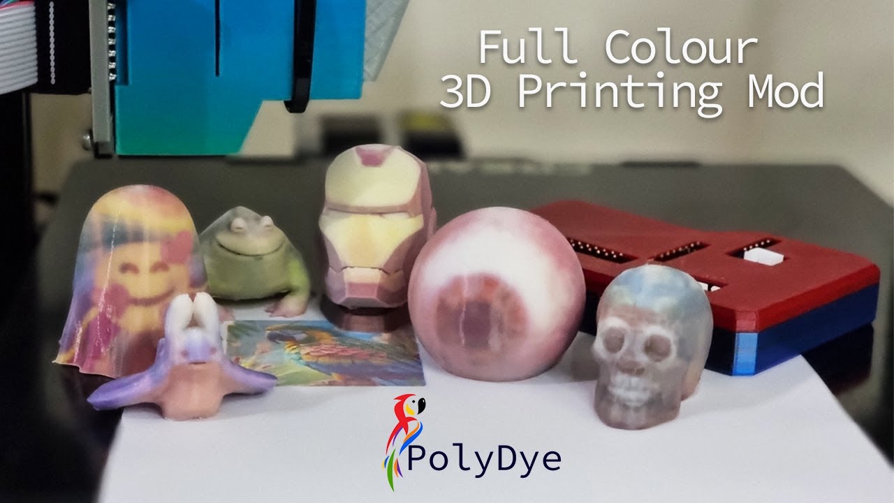 Full Color 3D Printing Mod (PolyDye)