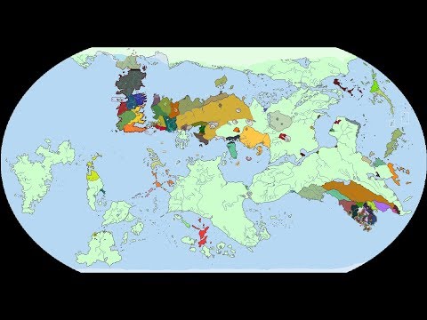 Entire World Map of Game of Thrones