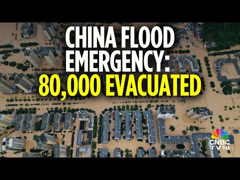 China: Severe Flooding In China's Guizhou Province Forces 80,000 To Evacuate | N18G