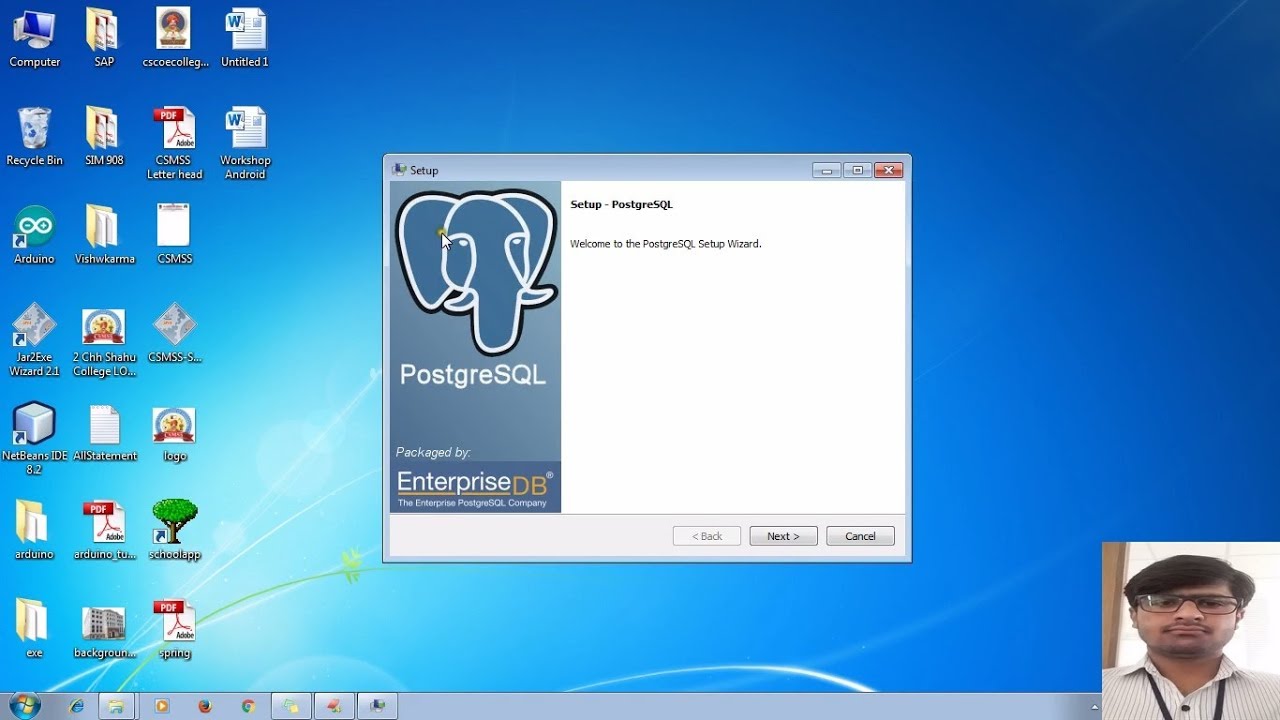 68 Advanced Java JDBC Tutorial | Installation of Postgresql Database software | adv java