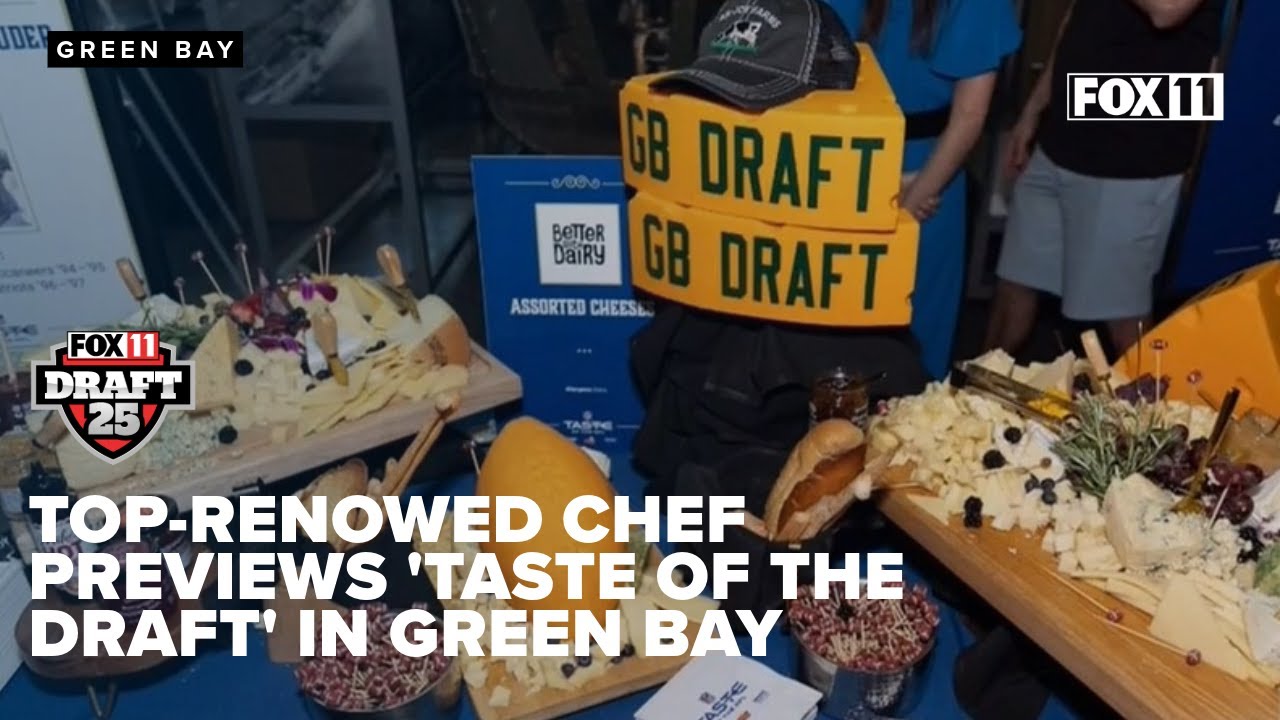 Chef Andrew Zimmern previews Green Bay's 'Taste of the Draft' event
