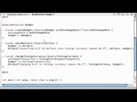 Objective-C Tutorial - Lesson 18: How To Create An Object and Message ...