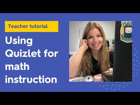 Using Quizlet form math instruction (Remote and hybrid learning)