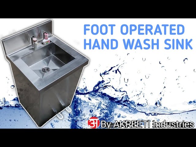 Washing Equipment - Foot Pedal Operated Hand Wash Sink Basin Trader ...