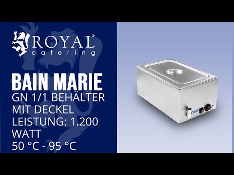 Bain Marie Royal Catering RCBM-1/1-150A-GN | Produktpräsentation