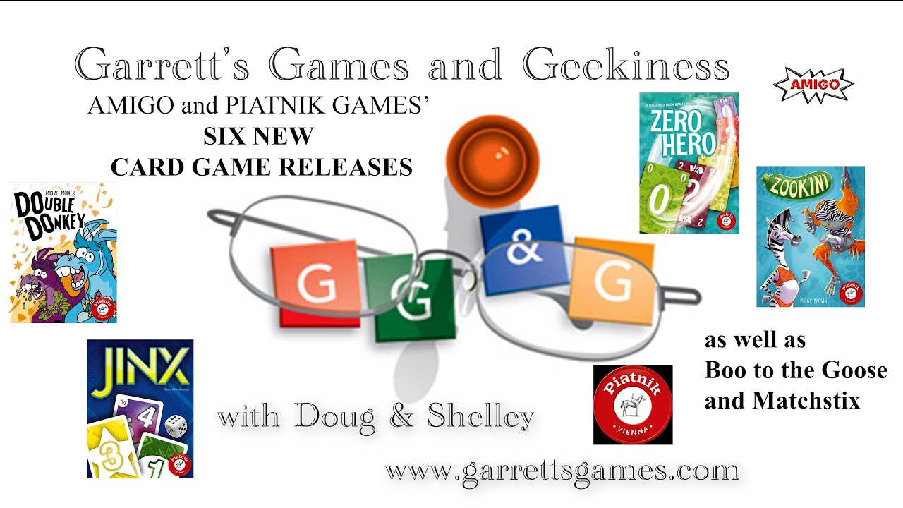 Garrett's Games Reviews SIX AMIGO and Piatnik Card Games!
