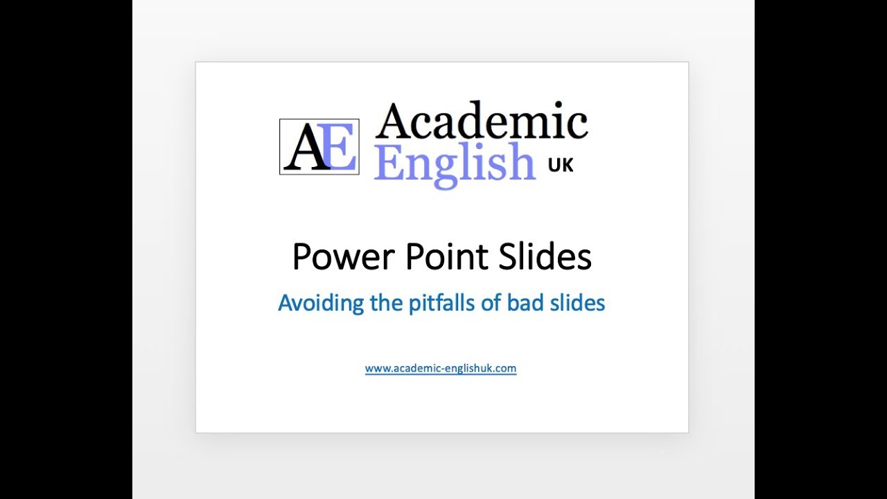 Academic Presentation Slides - improve your PPT slides.