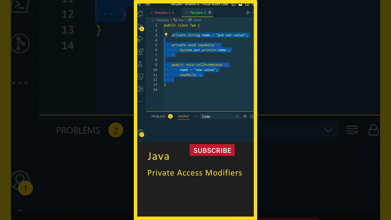 Java Tutorial For Beginners, OOPs in Java, (Private), Access Modifiers Java, Telugu Java Tutorial