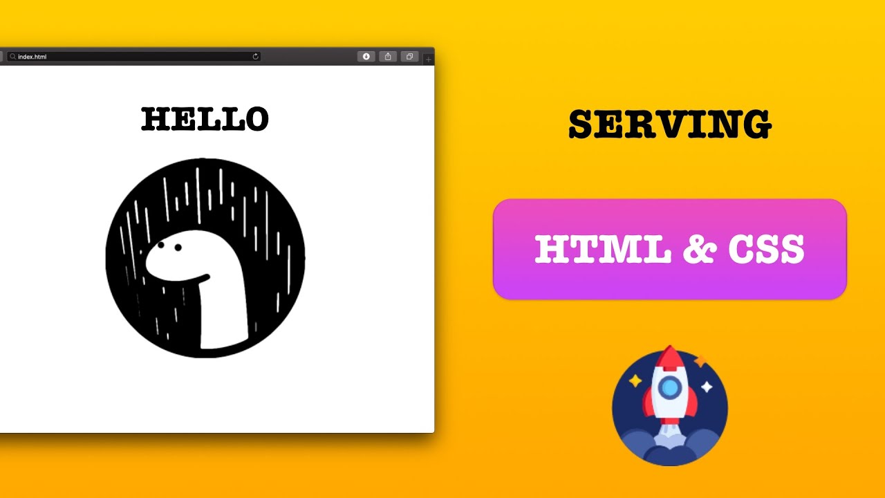 Rendering HTML,CSS and Static Files inside Deno with View Engine Template | Deno Tutorial