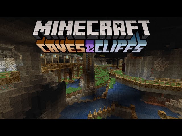 Underground Cave Base Concept Minecraft Map