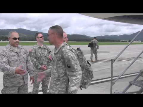 RAW VIDEO: 1-116th Infantry Soldiers return to VA