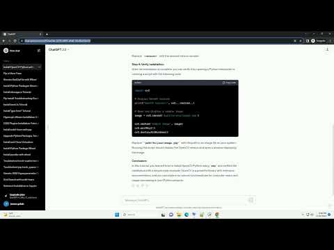 pip install opencv python version