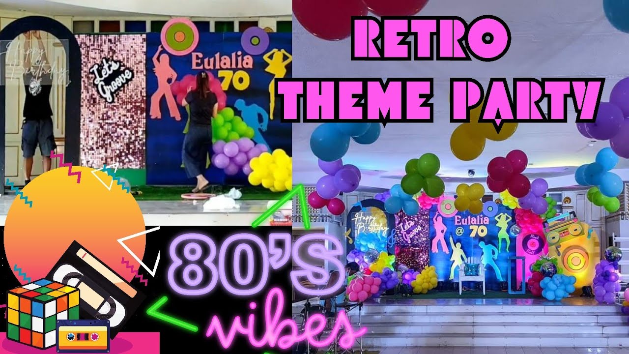 Retro Theme Birthday Decoration(Eulalia's 70th Birthday)-Behind the Scene Venue Styling