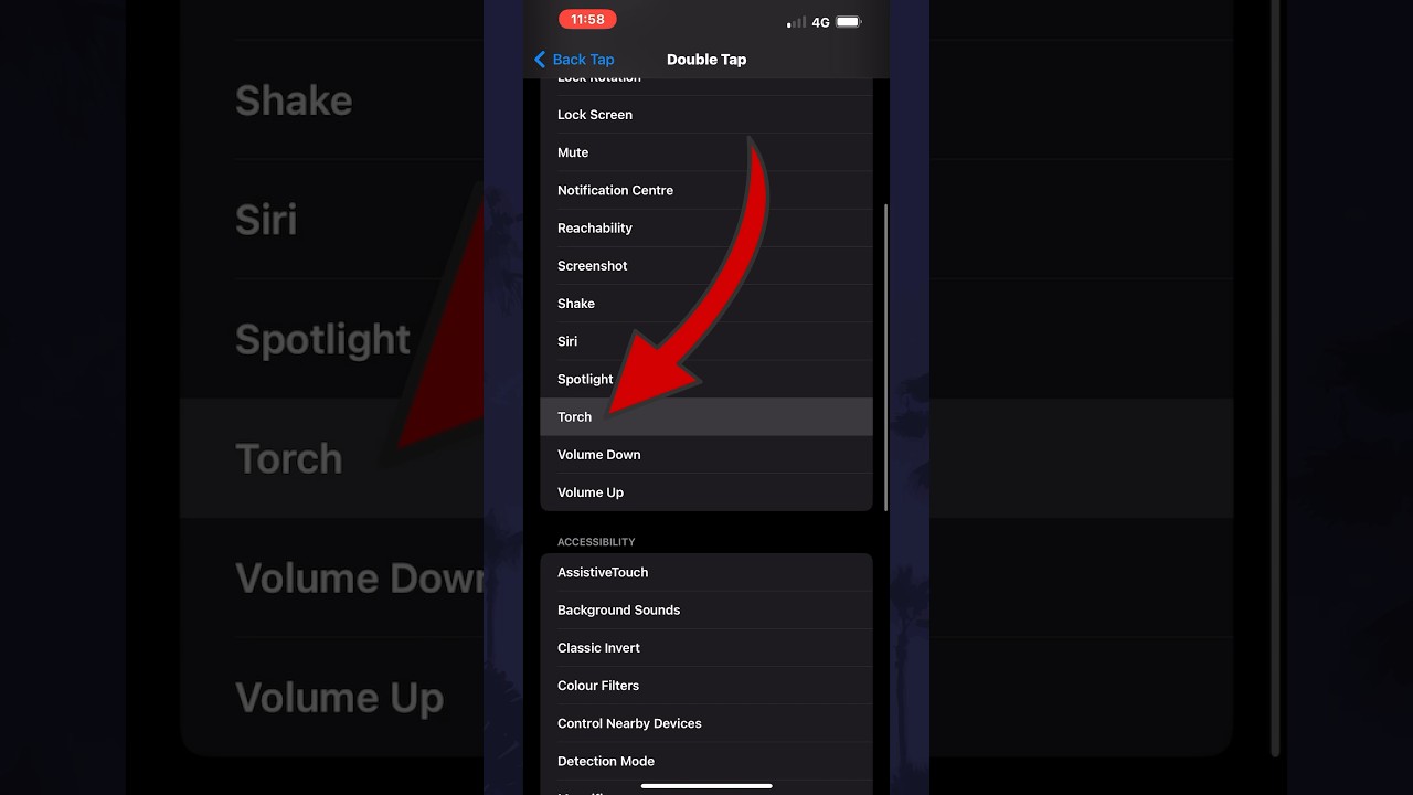 How to Turn On Flashlight by Tapping The Back of Your iPhone