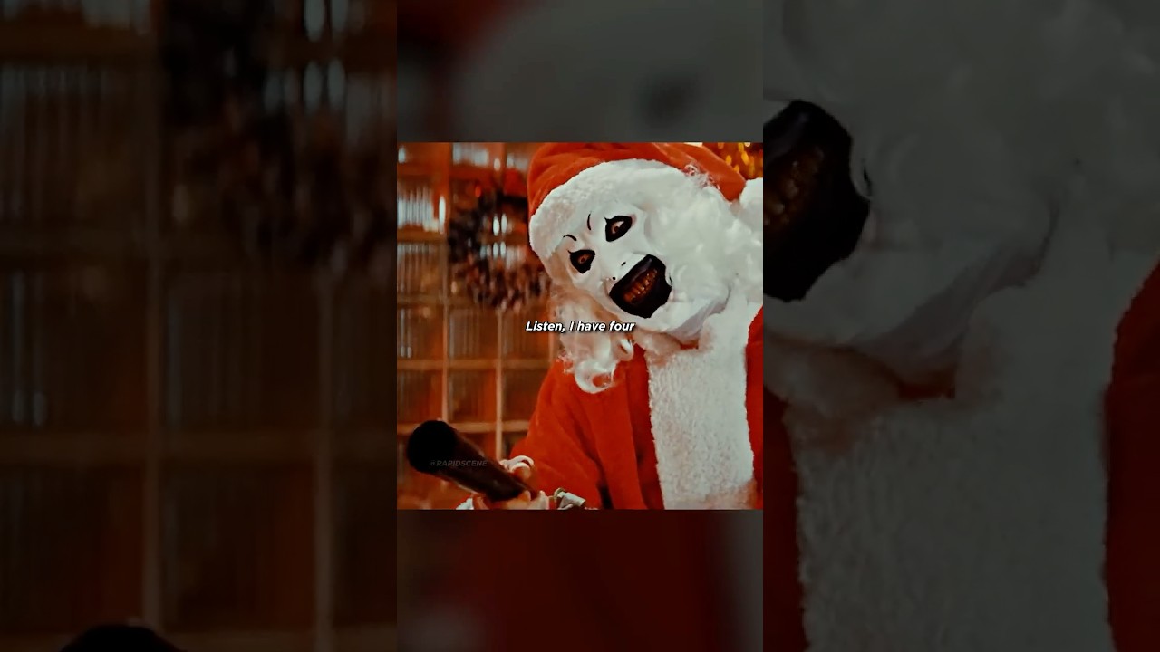 Art The Clown Meets Santa | Terrifier 3