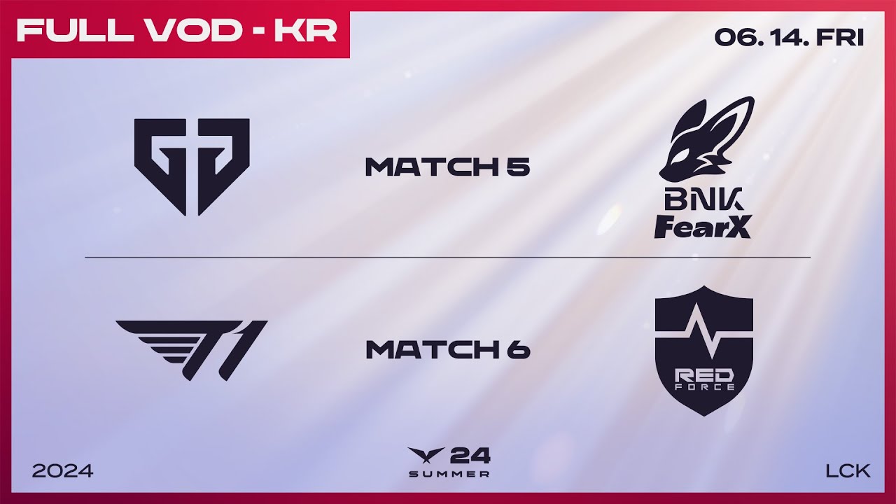 [電競] 2024 LCK Summer W1D3 - 看板LoL - PTT網頁版