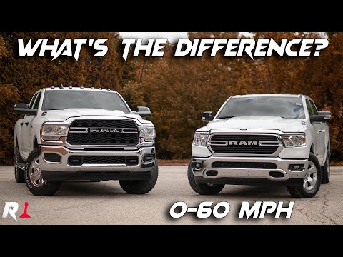 Ram 1500 vs Ram HD 3500 0-60 Test & Comparison!
