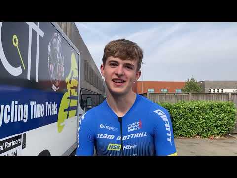 2024 RTTC 10 mile time trial championship - second Luca Bednarek