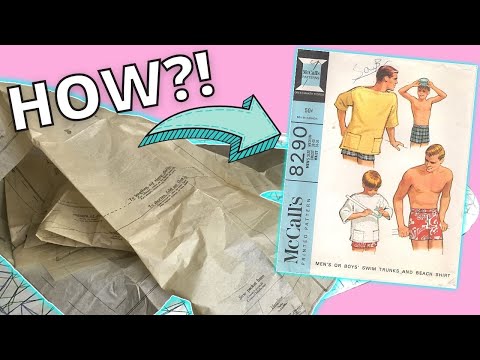 One easy trick to fit your pattern back into the envelope || #Shorts