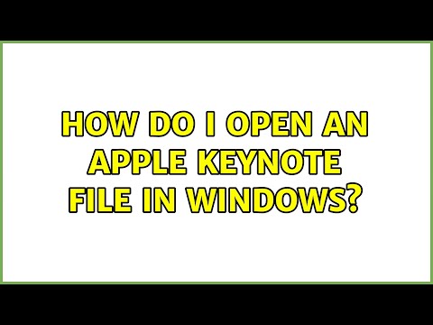 How do I open an apple keynote file in windows? (4 Solutions!!)