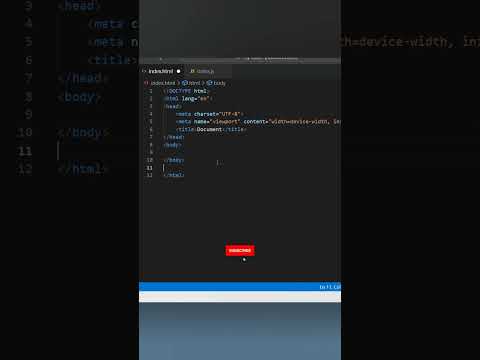 How to link JavaScript file with HTML in visual studio code #html #css#javascript