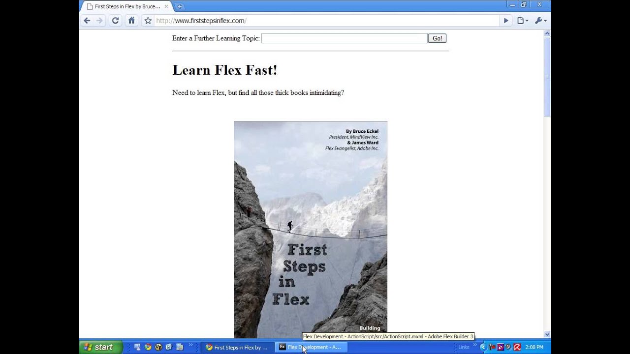 First Steps in Flex - ActionScript
