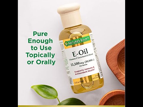 Nature’s Bounty Vitamin E Oil, Supports Immune & Antioxidant