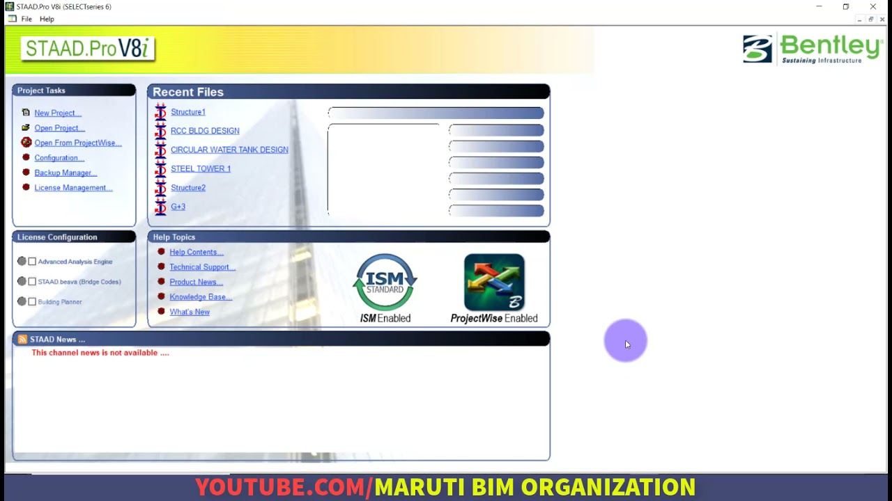 Part 6 - STAAD Model Static Analysis Method