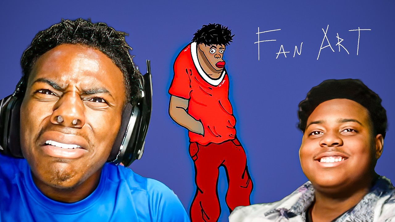 iShowSpeed & Jamal React to Fan Art..