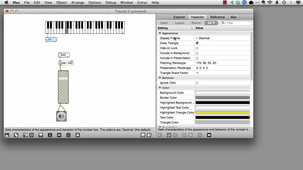 Max MSP Tutorial 2 - Let's play some notes