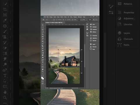 Making a Beautiful Collage by using Photoshop! #visualdesign