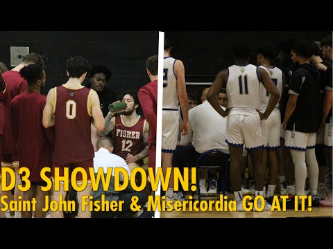 St.John Fisher & Misericordia University GO AT IT! Kevin Lazdowsky Drops 21 Points!