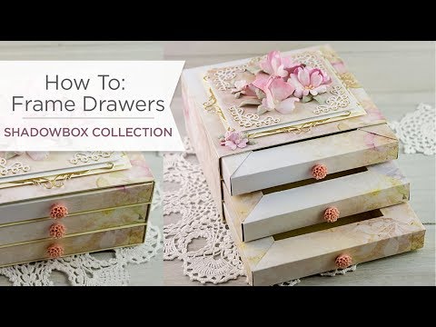 Shadowbox Collection by Becca Feeken - How to Make Box with Drawers
