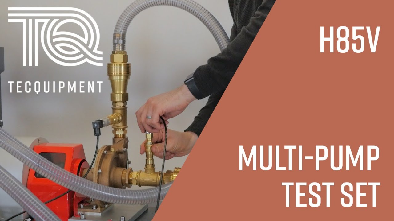 Multi-Pump Test Set (H85V) - Fluid Mechanics- TecQuipment