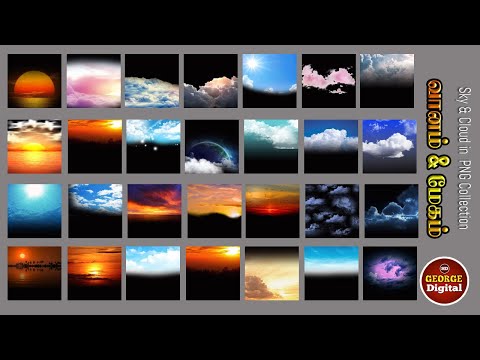 Sky & Cloud PNG file collection for Photoshop designing (@georgedigital6948)
