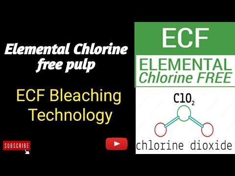 Elemental Chlorine free pulp/ECF bleaching technology/ECF pulp