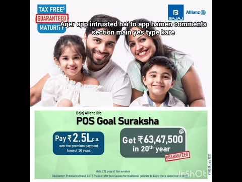 Bajaj Allianz Life insurance/ Agent