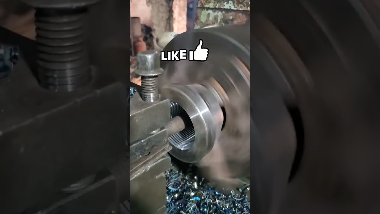 Internal threads of nuts #threads #automobile #cnc #machine #mechanical #engineering