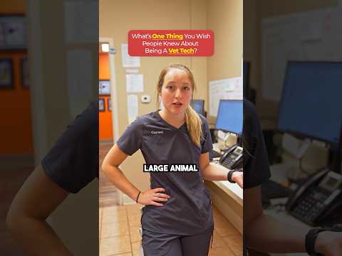 Vet Techs Can Do SO MANY Things #shorts
