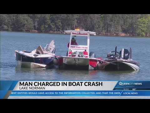 Tournament angler charged after Lake Norman boat collision