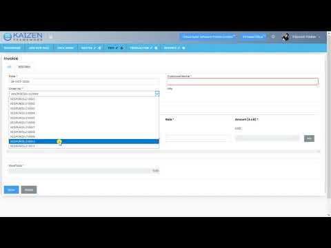Populate HTML Grid from DropDown. Kaizen Framework.