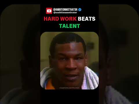 Hard work beats talent #motivation